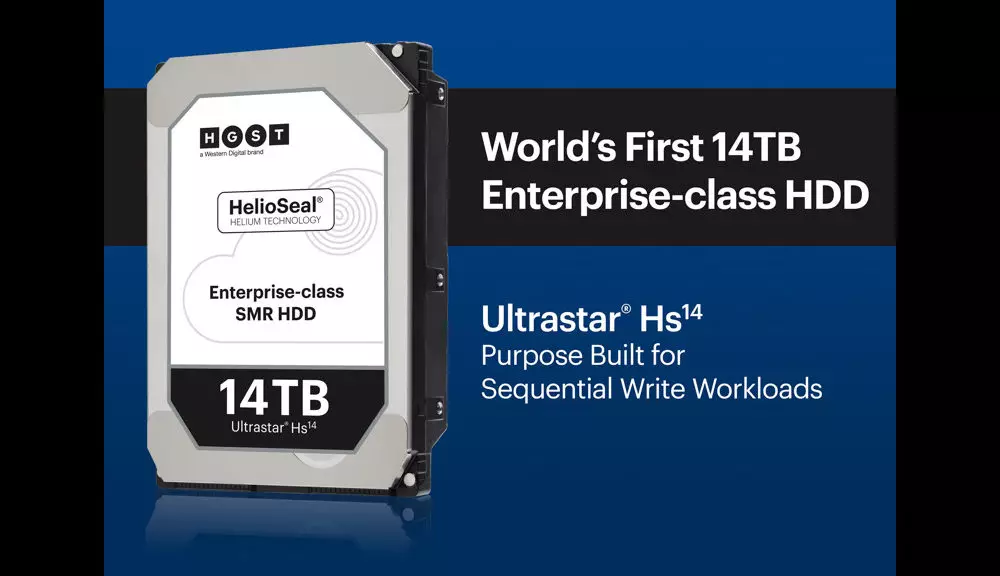 Ultrastar Hs14 ຂອງ Western Digital ແມ່ນຮາດດິດທີ່ມີຄວາມຈຸທີ່ໃຫຍ່ທີ່ສຸດທີ່ເຄີຍສ້າງມາ