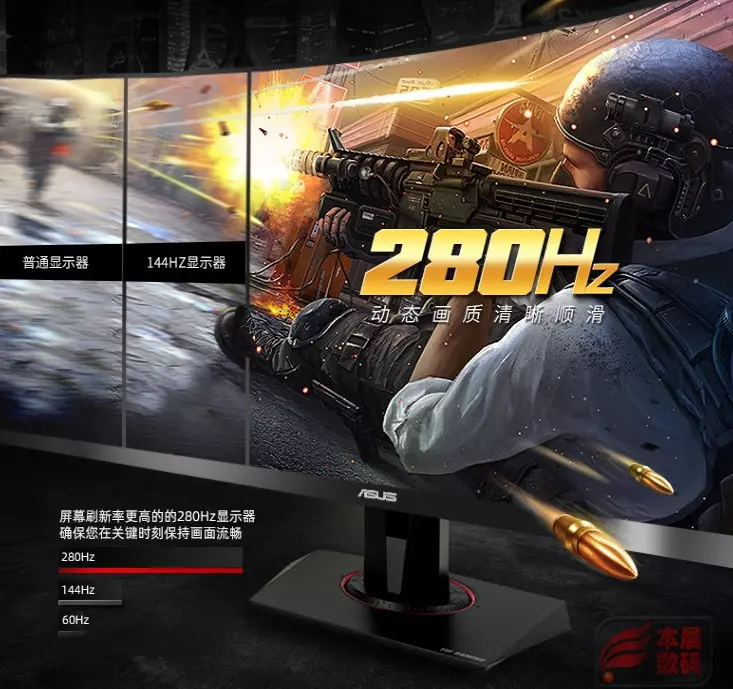 monitor 280hz