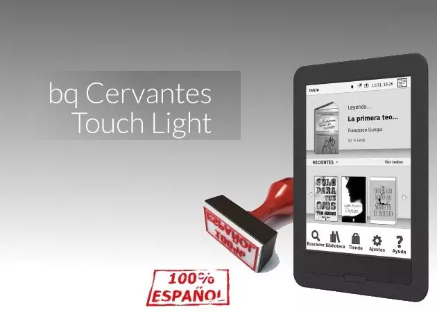 bq Cervantes Touch Light: Isbaanish beddelka Kindle Paperwhite 71454_1