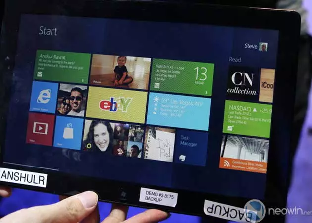 [CES 2012] Pre-beta for Windows 8-nettbrett i aksjon 72544_1