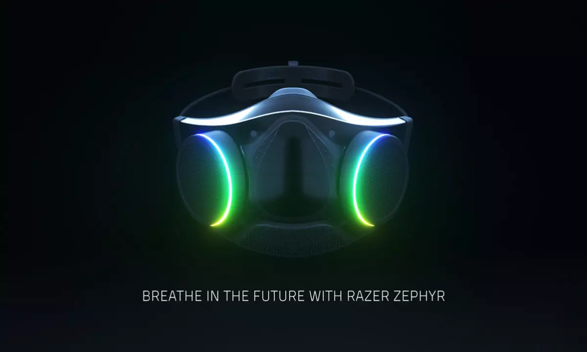 Razer Zephyr RGB yuz niqobi