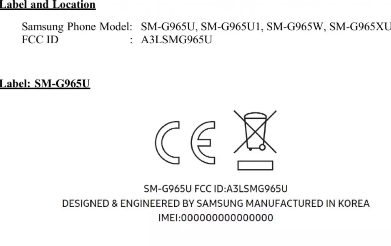 Galaxy S9 und Galaxy S9+ erhalten FCC-Zertifizierung 86545_4