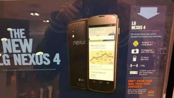 De første billeder af Nexus 4-smartphonen 93014_1