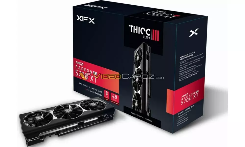 XFX ரேடியான் RX 5700 XT THICC III